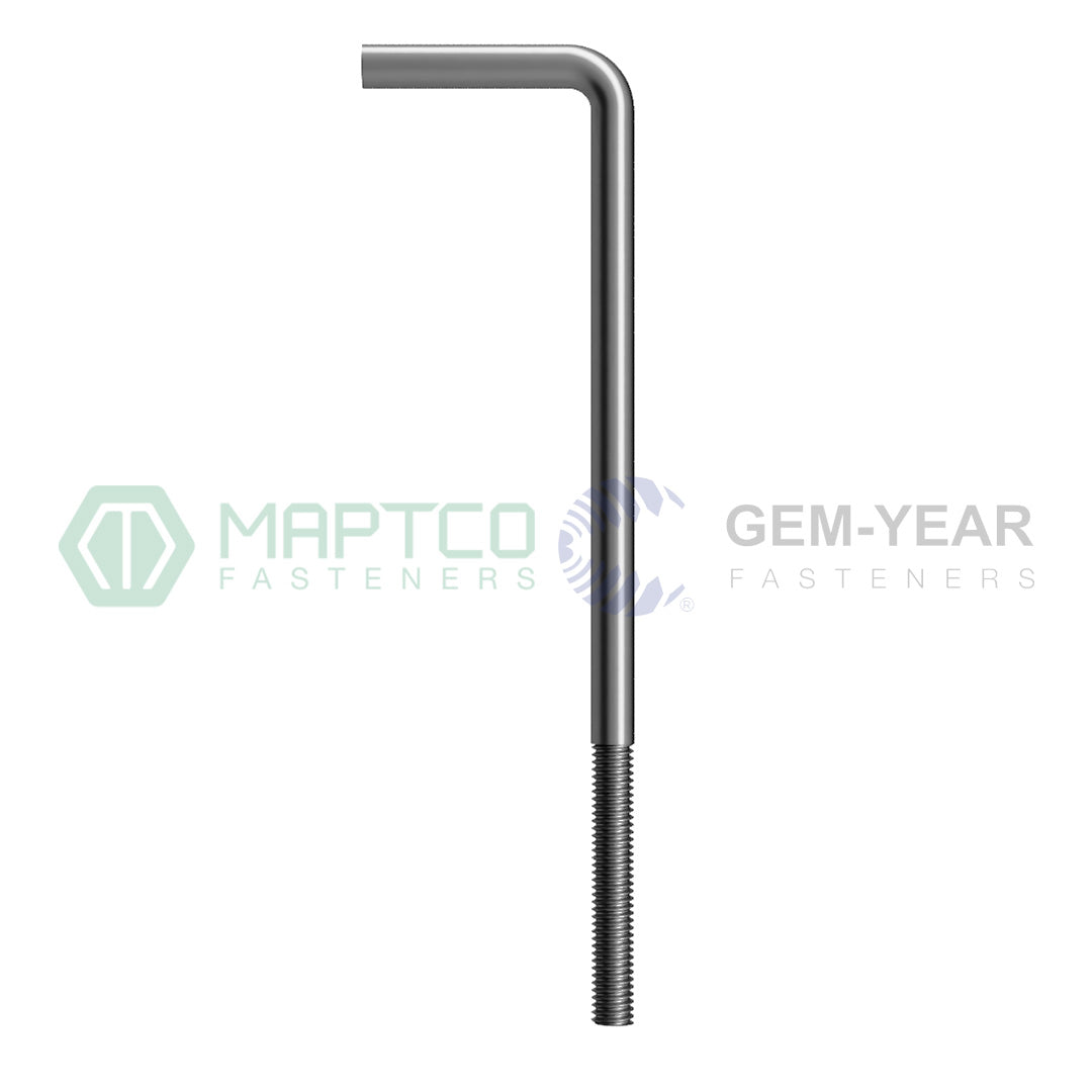 M16 X 350 TL-130/CG-80 Holddown L-Bolt 4.6 HDG – Maptco Fasteners